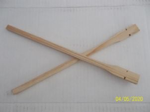 1 PAIR OF 15" WOODEN PERCHES
